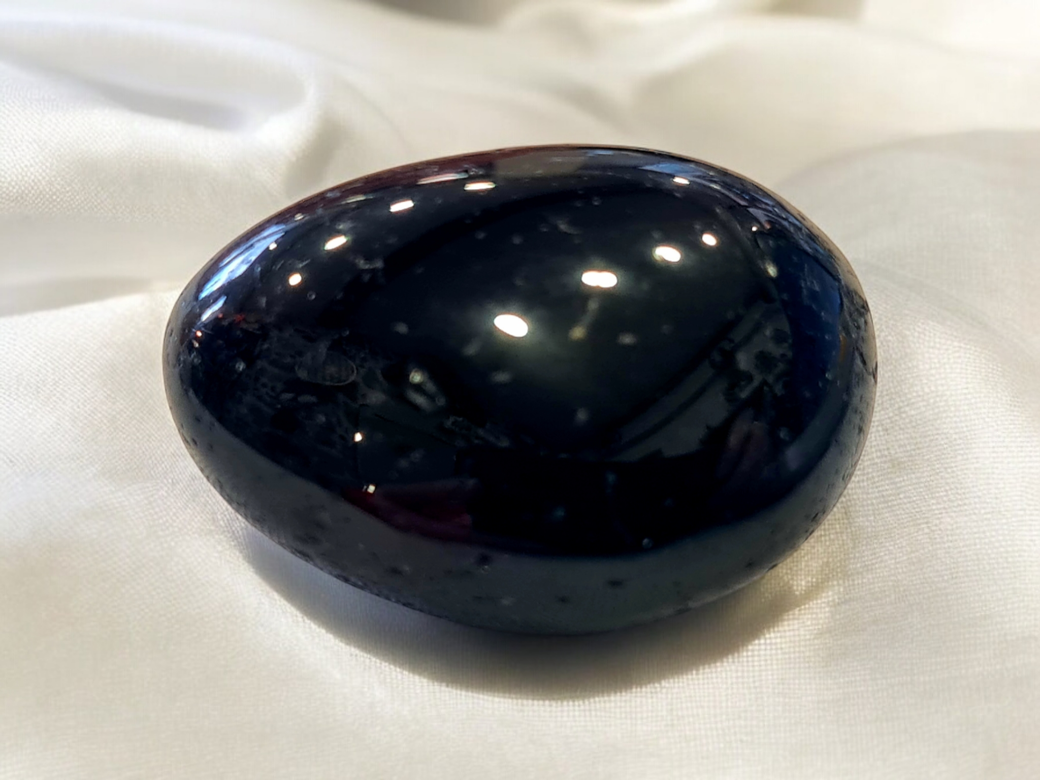 Pierre naturelle tourmaline noire roulée (pierres naturelles de ...